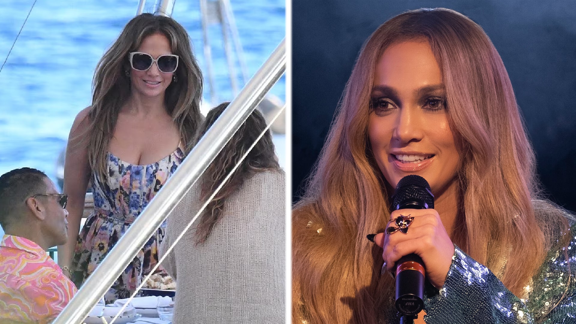 ¿Qué hace Jennifer Lopez en Italia, y sin Ben Affleck?